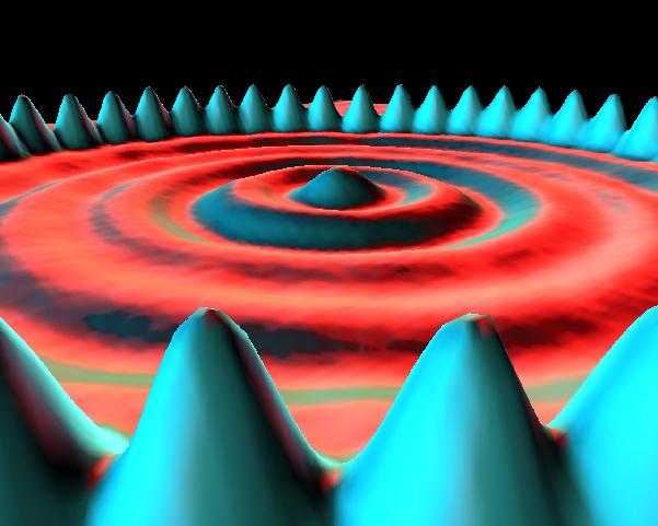 Scientific Image - Quantum Corral (side view) | NISE Network