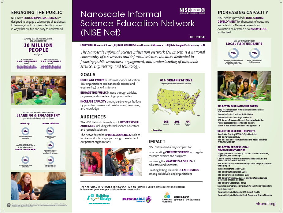 Posters and Sessions at the NSF AISL 2016 CAISE Meeting | NISE Network