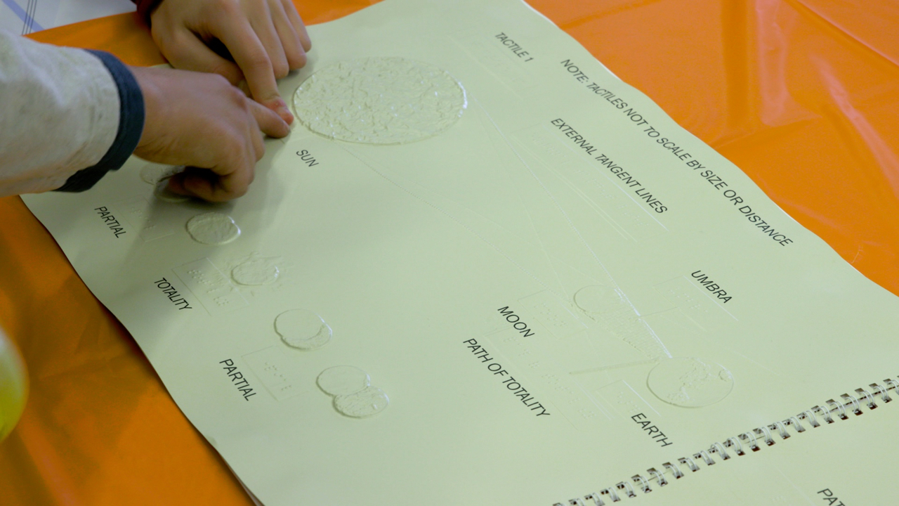 Getting a Feel for Eclipses Tactile Book | NISE Network